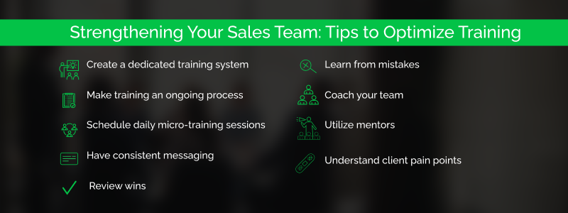 9 Sales Training Tips to Strengthen Your Sales Team